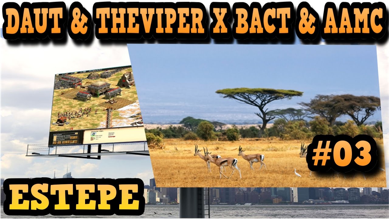 Age of Empires 2 HD Age of Kings 2x2 TheViper & Daut X Bact & AACM Game ...
