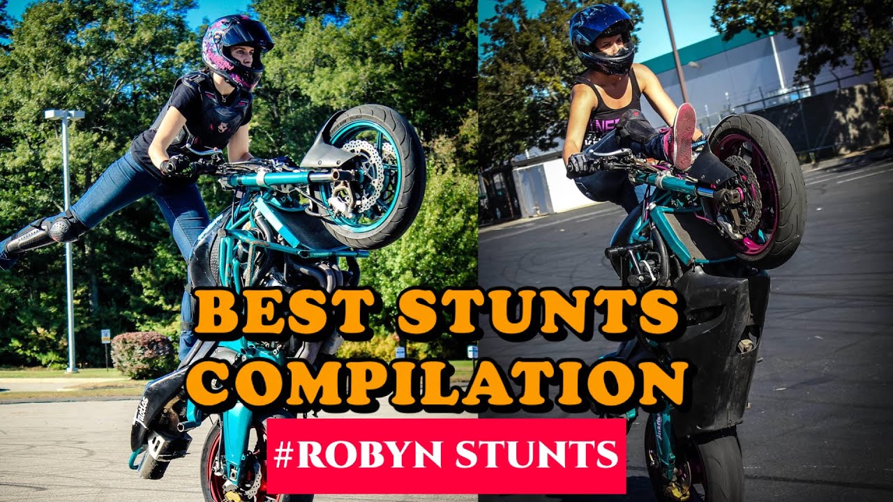 BEST STUNTS COMPILATION SUPERBIKES || #ROBYN STUNTS - YouTube