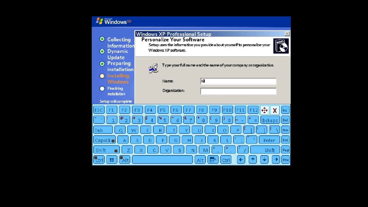 Installing Windows XP ON a Windows SIMULATOR - YouTube