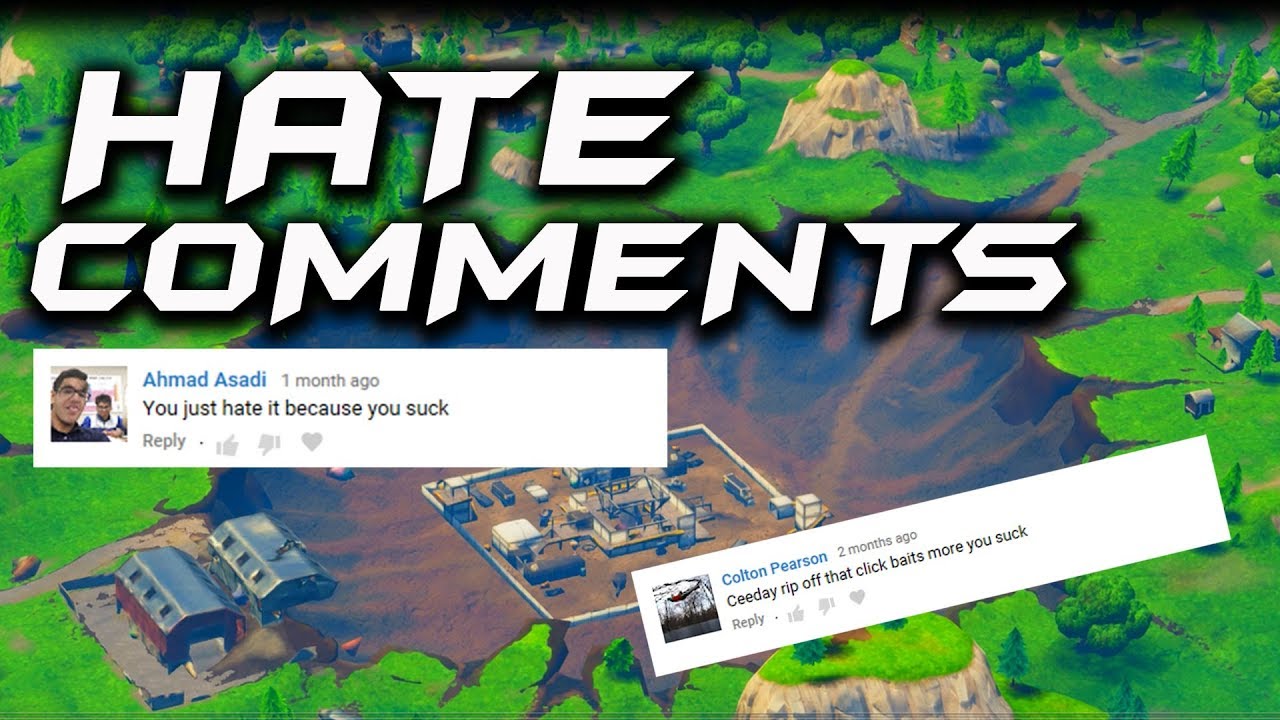 Reading My Fortnite Hate Comments.... - YouTube