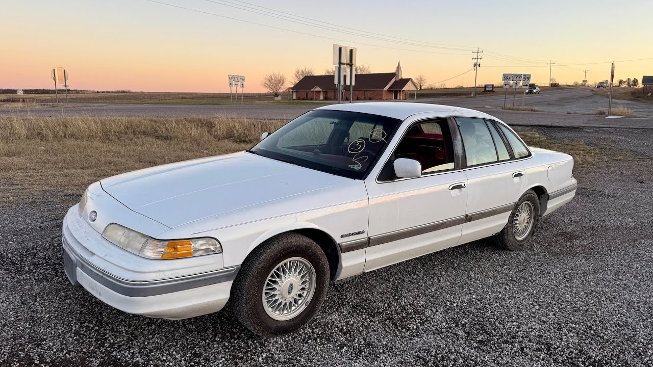 I Bought a Hurricane Flooded 11k Mile 1992 Ford Crown Vic Will it Run ...