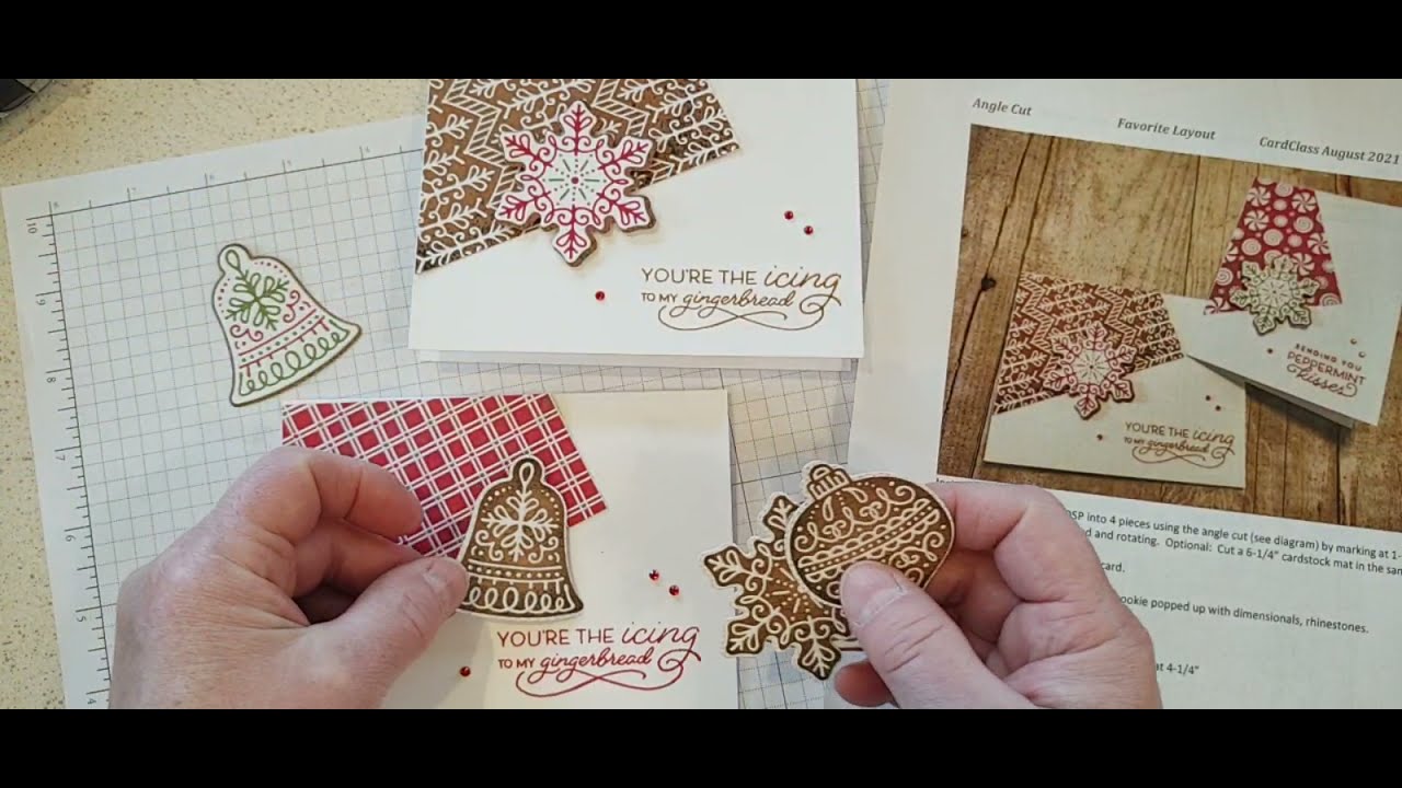Angle Cut Card Layout - YouTube