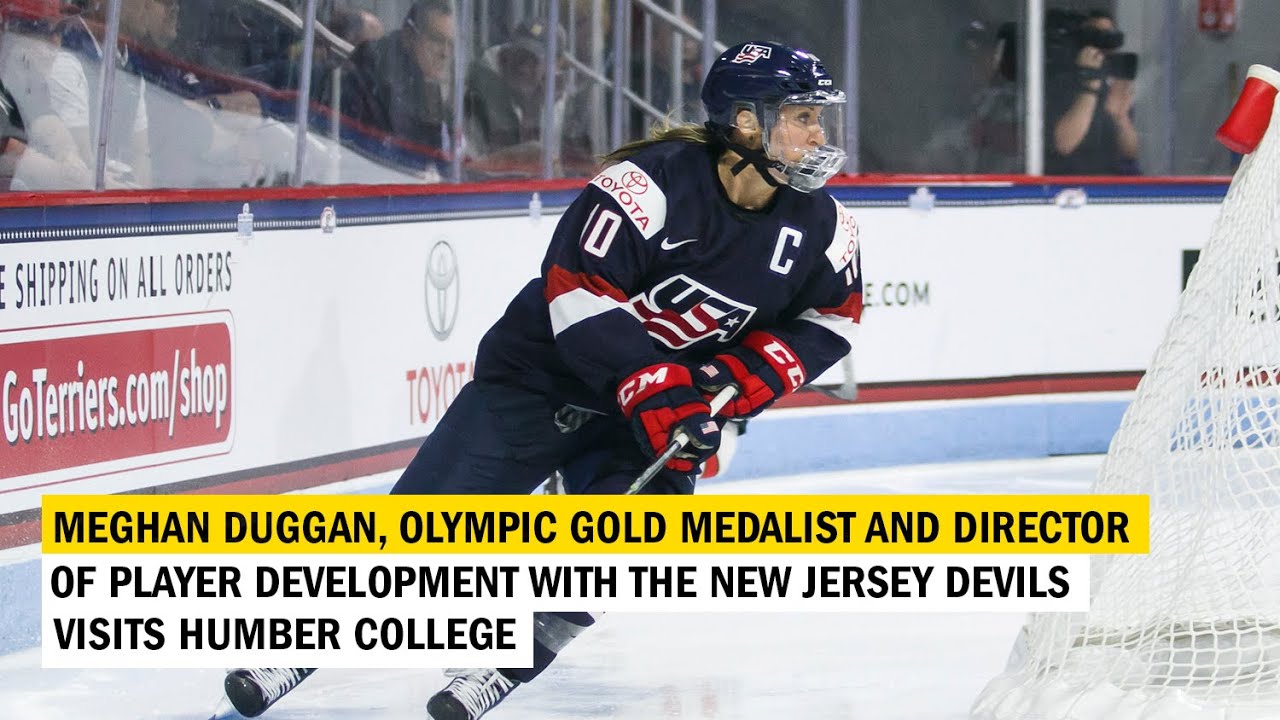 Olympic gold medalist Meghan Duggan talks leadership with Humber ...