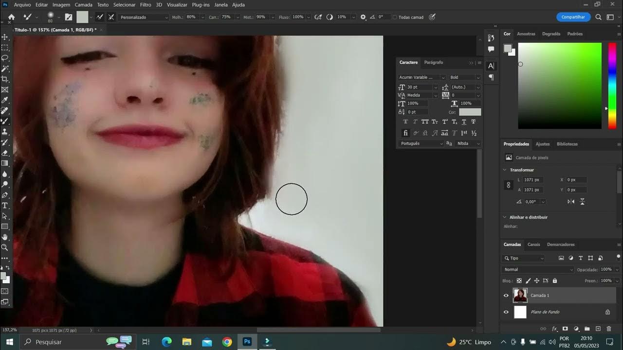 Como Usar O Pincel De Mistura No Photoshop Youtube