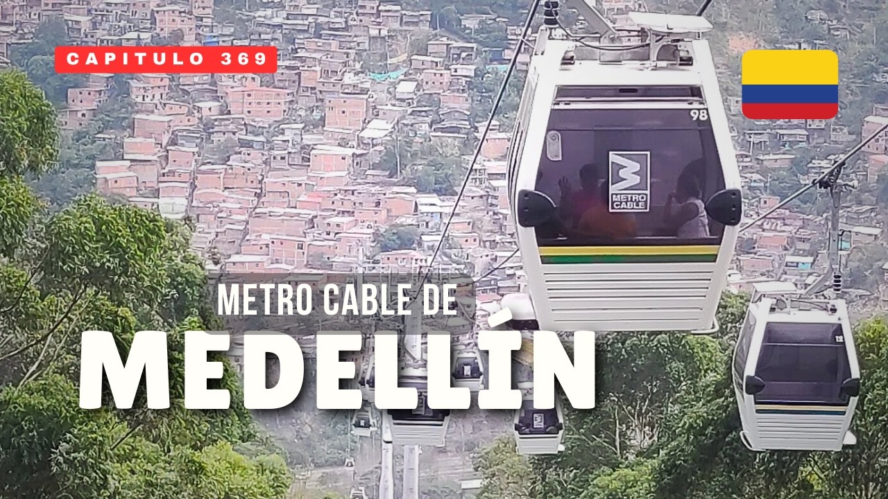 Así se ve Medellín desde los metro cables ¡Te sorprenderás! - YouTube