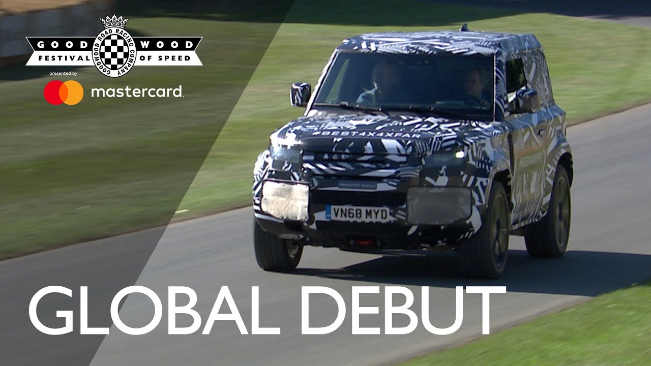 Land Rover Defender prototype global debut with the Duke of Richmond ...