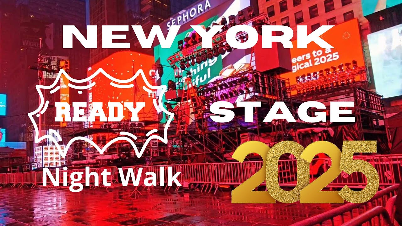🎤 Setting the Stage for New Year’s Eve 🎆 | Behind the Scenes at Times ...