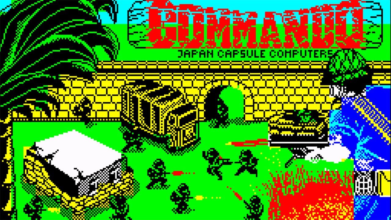 Commando. ZX Spectrum. Прохождение - YouTube