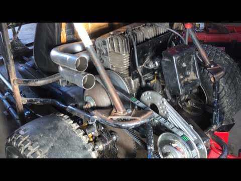 Swapping a 440CC 2-Stroke onto a Go Kart! Snowmobile Engine! BAC Garage ...