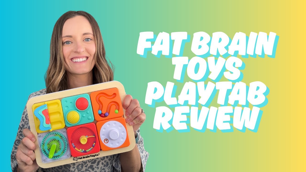 Fat Brain Toys PlayTab Essentials, Modular Sensory Activity Board for ...