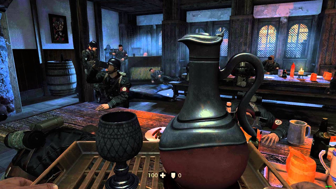 Wolfenstein The Old Blood - Gasthaus Musik - YouTube