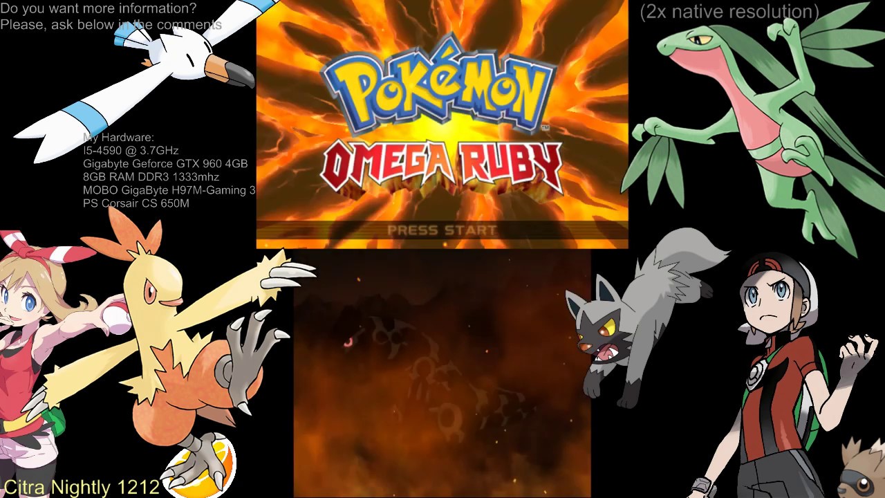 Pokémon Omega Ruby | Citra Nightly 1212 (No Commentary) - YouTube