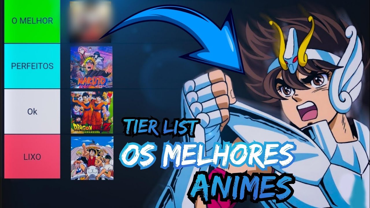 RANKING DOS MELHORES ANIMES DE TODOS OS TEMPOS! ( TIER LIST MELHORES ...