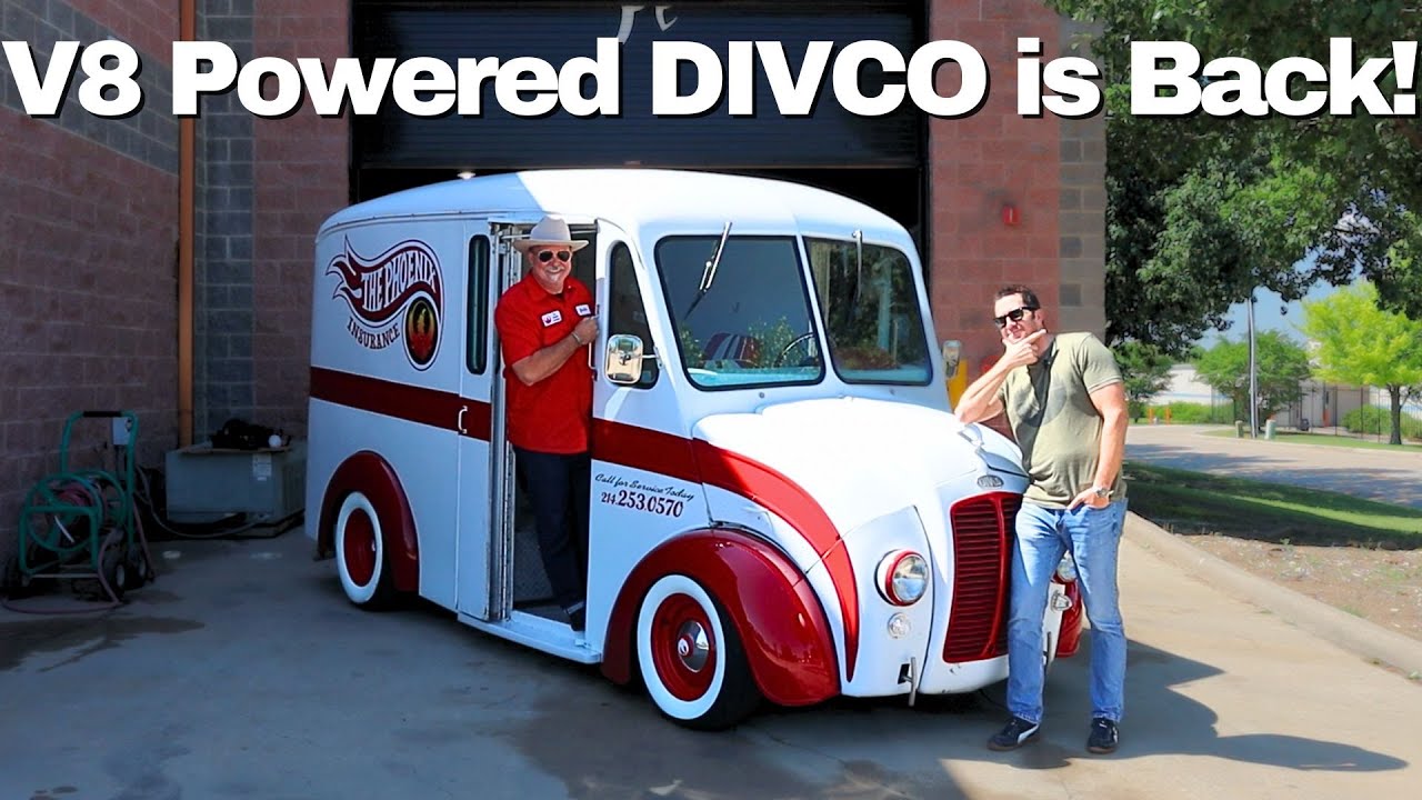 Our V8 Powered DIVCO Lightning is BACK! - New Edelbrock Intake on our ...