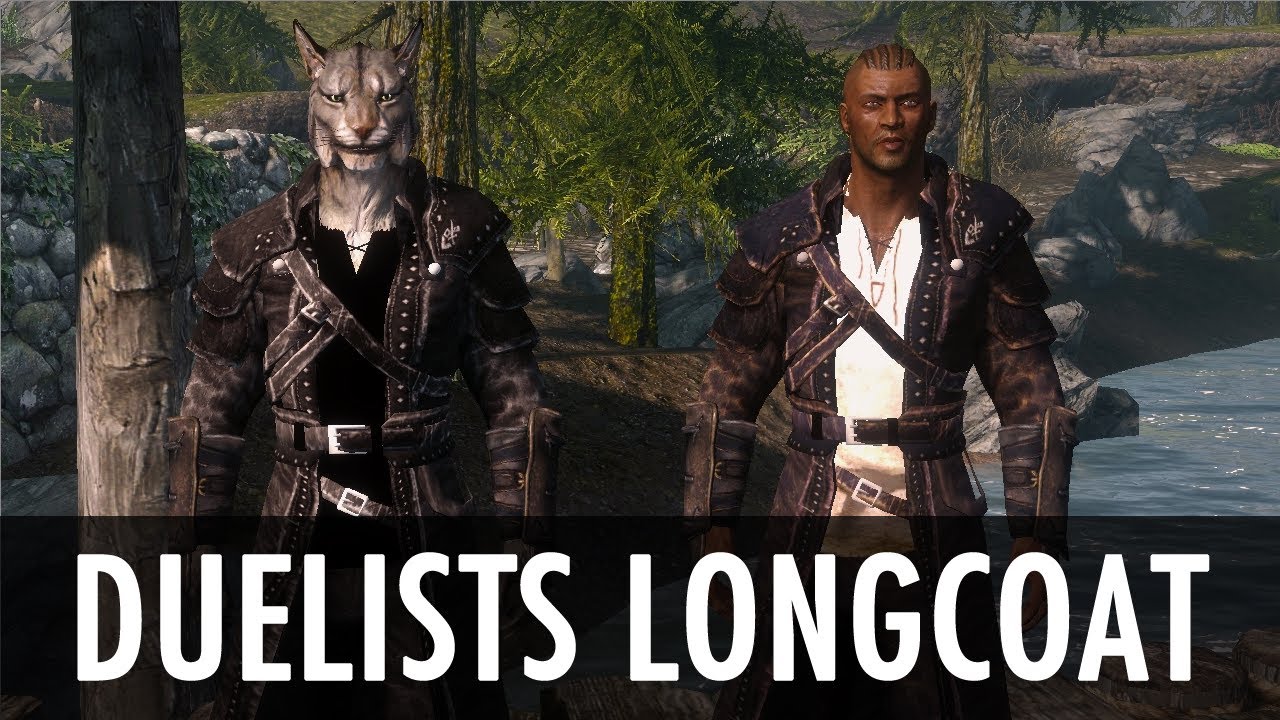 Skyrim Mod Spotlight: Duelists Longcoat - YouTube