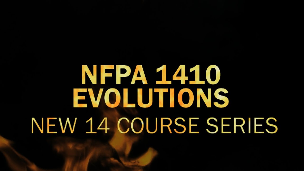 NFPA 1410 Evolutions Training - YouTube