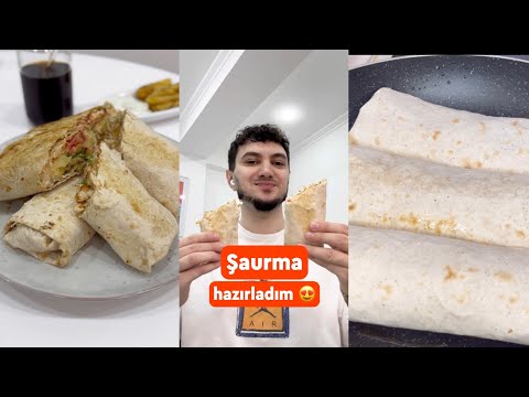 Şaurma resepti - ASAN, DADLI VƏ SADƏ Hazırlanması 😍