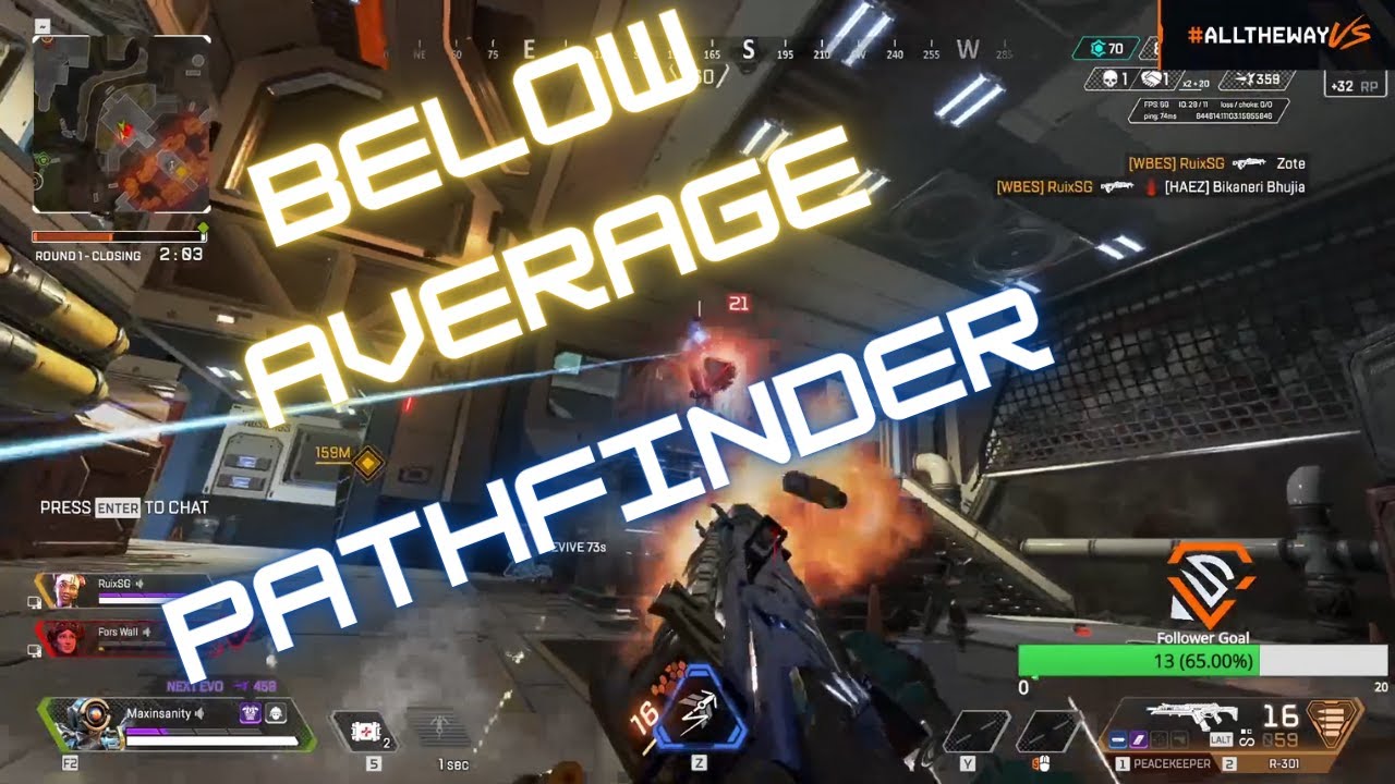 Below Average Pathfinder Gameplay | Apex Legends - YouTube
