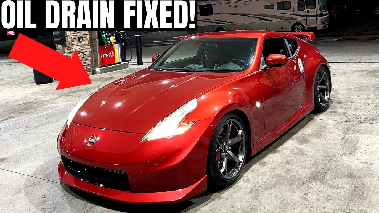 OIL DRAIN FIXED! + INSANE PULLS! | SINGLE TURBO 370Z NISMO - YouTube