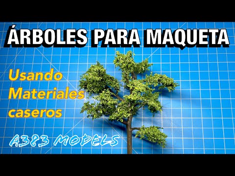🌳 Como hacer los mejores árboles para tu maqueta o diorama 🌲
