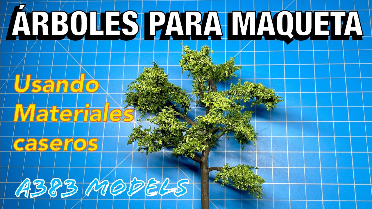 🌳 Como hacer los mejores árboles para tu maqueta o diorama 🌲 - YouTube