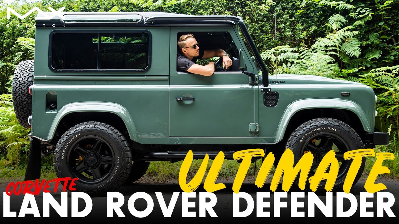 The Ultimate Corvette LS3 V8 Land Rover Defender Pt.2 - YouTube