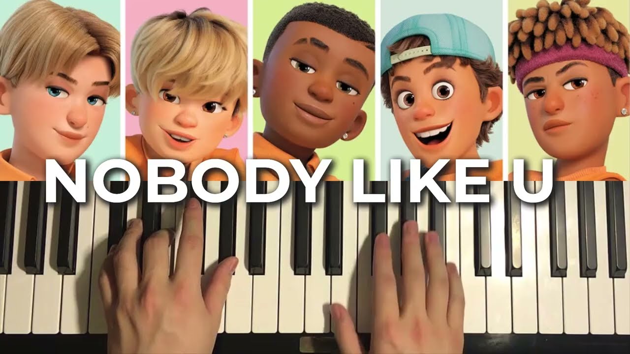 4*TOWN - Nobody Like U (Piano Tutorial Lesson) | From "Turning Red ...