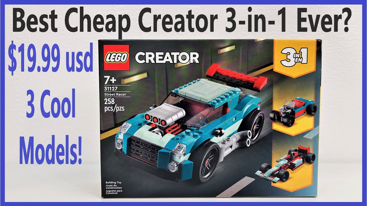 Lego Creator Street Racer 3 in 1 Set 31127 - YouTube