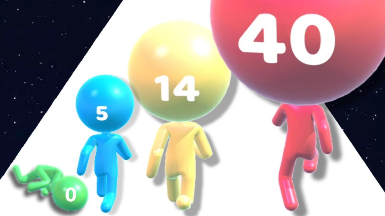 BIG HEAD RUSH - Level Up Runner Man Game (Max Level) - YouTube