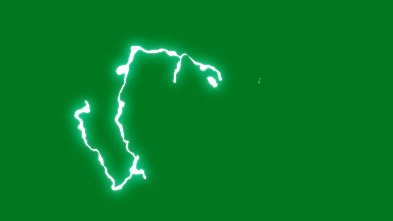 Animated Electric discharge Free Green Screen Footage 13 - YouTube