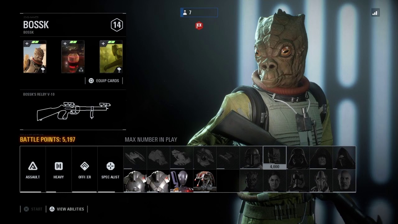 Star Wars Battlefront II- BOSSK GAMEPLAY - YouTube