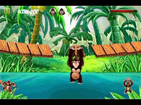 Gorilla Monkey Crunch ios iphone gameplay - YouTube