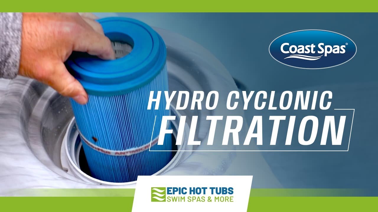 Coast Spas Hydro Cyclonic Filtration | Coast Spas Dealer in NC - YouTube