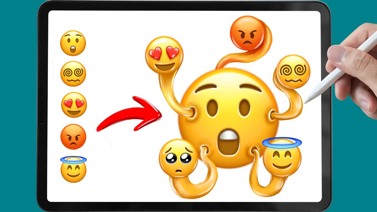 Emoji edit desingning | Mix Emojis Character Design - YouTube