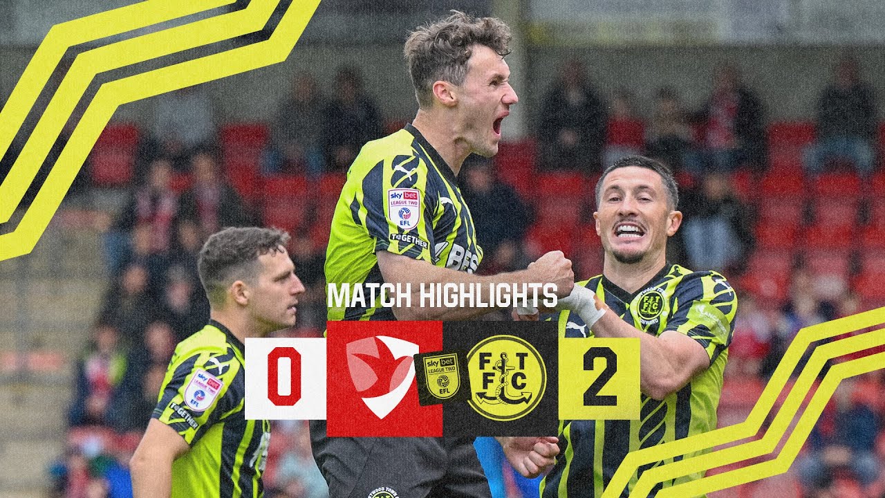 Match Highlights | Cheltenham Town 0-2 Town | Sky Bet League Two - YouTube