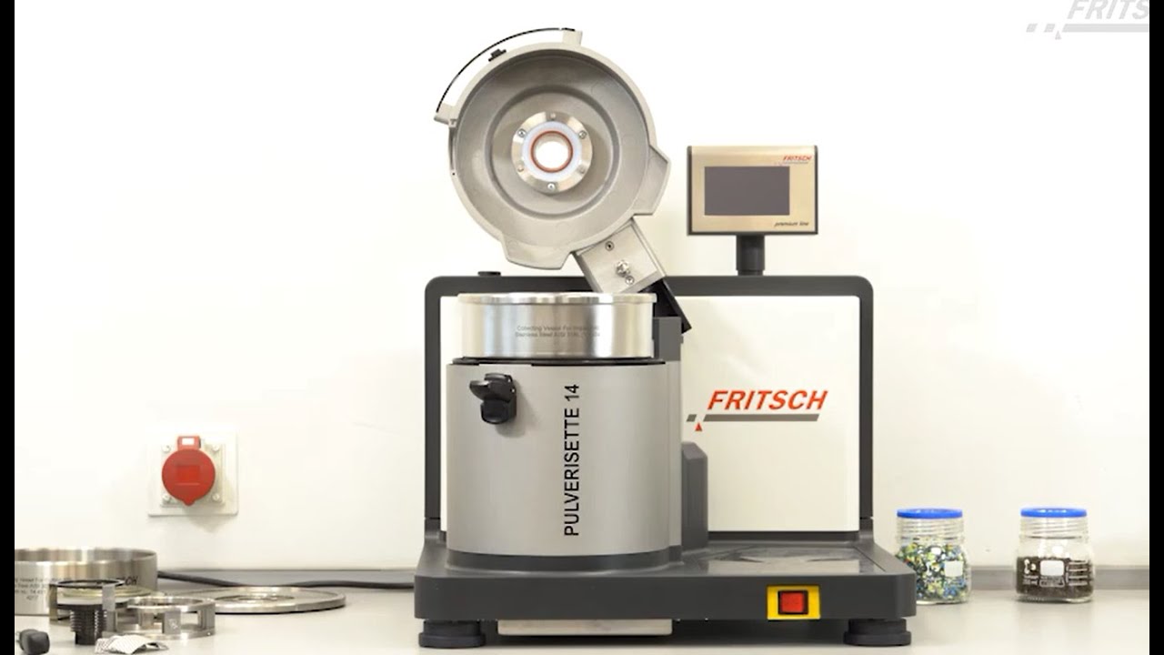 Variable Speed Rotor Mill PULVERISETTE 14 𝘱𝘳𝘦𝘮𝘪𝘶𝘮 𝘭𝘪𝘯𝘦 - YouTube