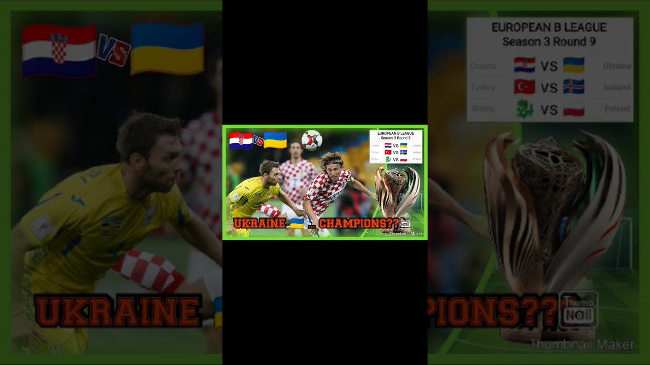 EUROPEAN B LEAGUE S3 R9 #efootball #pes #euro #ronaldo #messi #ukraine ...