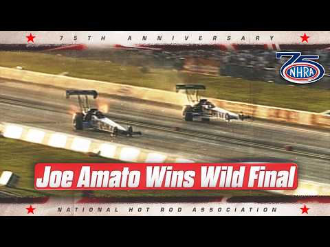 Joe Amato wins wild final at the 1997 NHRA Gatornationals | NHRA 75th Classics