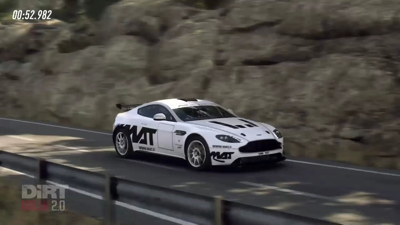 Aston Martin Vantage - Dirt rally 2.0 | pure sound - YouTube