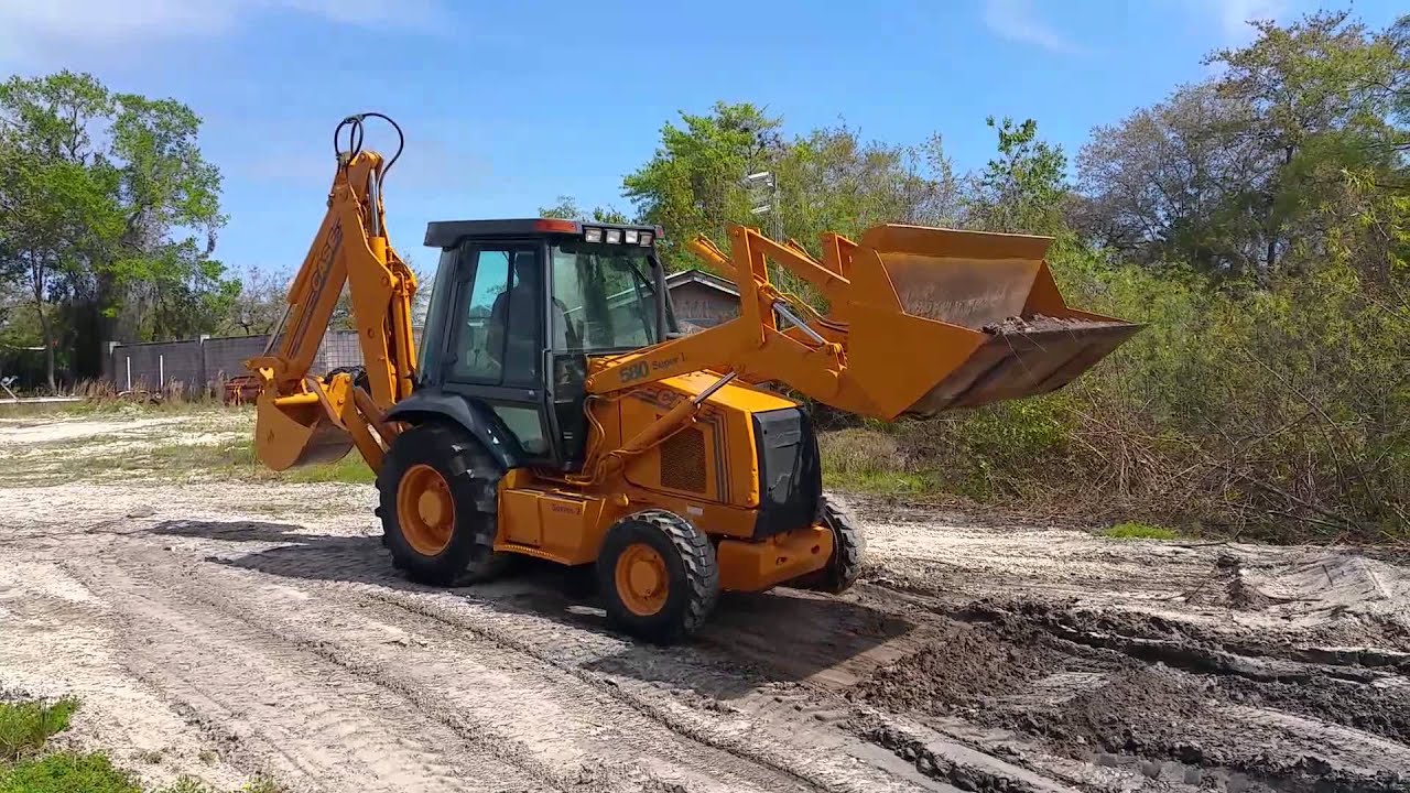 1999 CASE 580SL II - YouTube