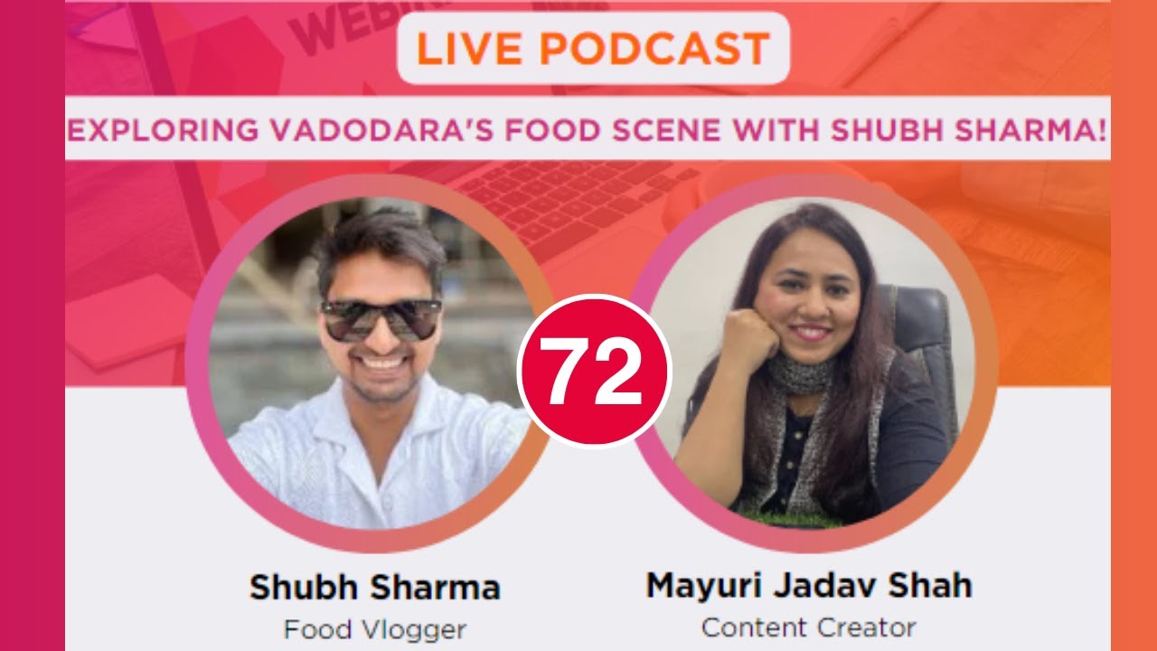 Podcast #72 | Live On Instagram with Shubh Sharma ( Food Vlogger ...