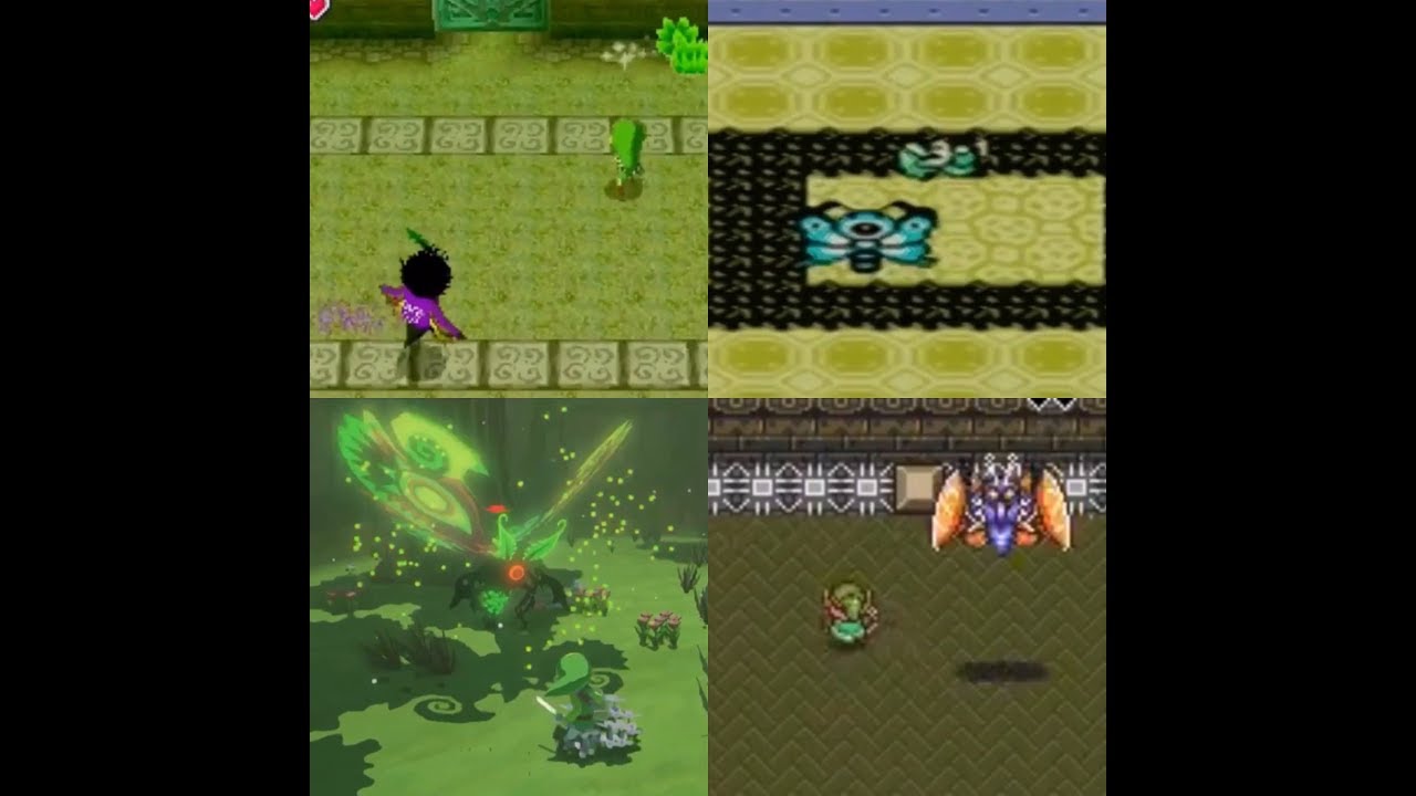 Legend of Zelda: Evolution of Mothula Boss Battles - YouTube