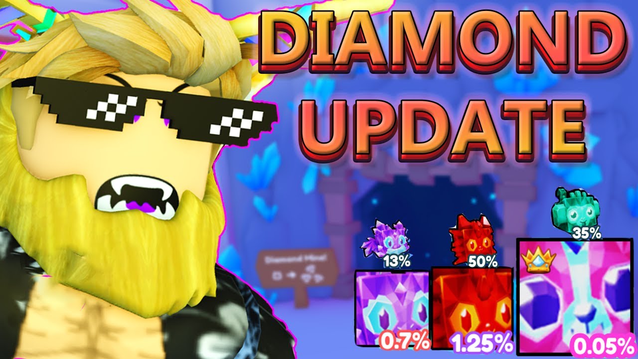 PET SIMS "L" UPDATE | NEW 💎DIAMOND💎 MINE AND HUGE YETI PET!?!? - YouTube