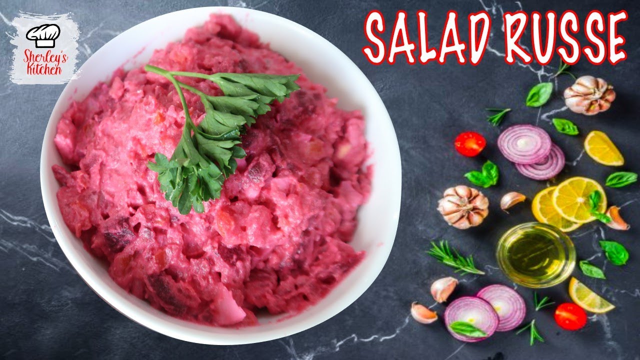 *NEW* EASIEST Salade russe | Salad Bètrav ak Pòmdetè | Beet Salad ...