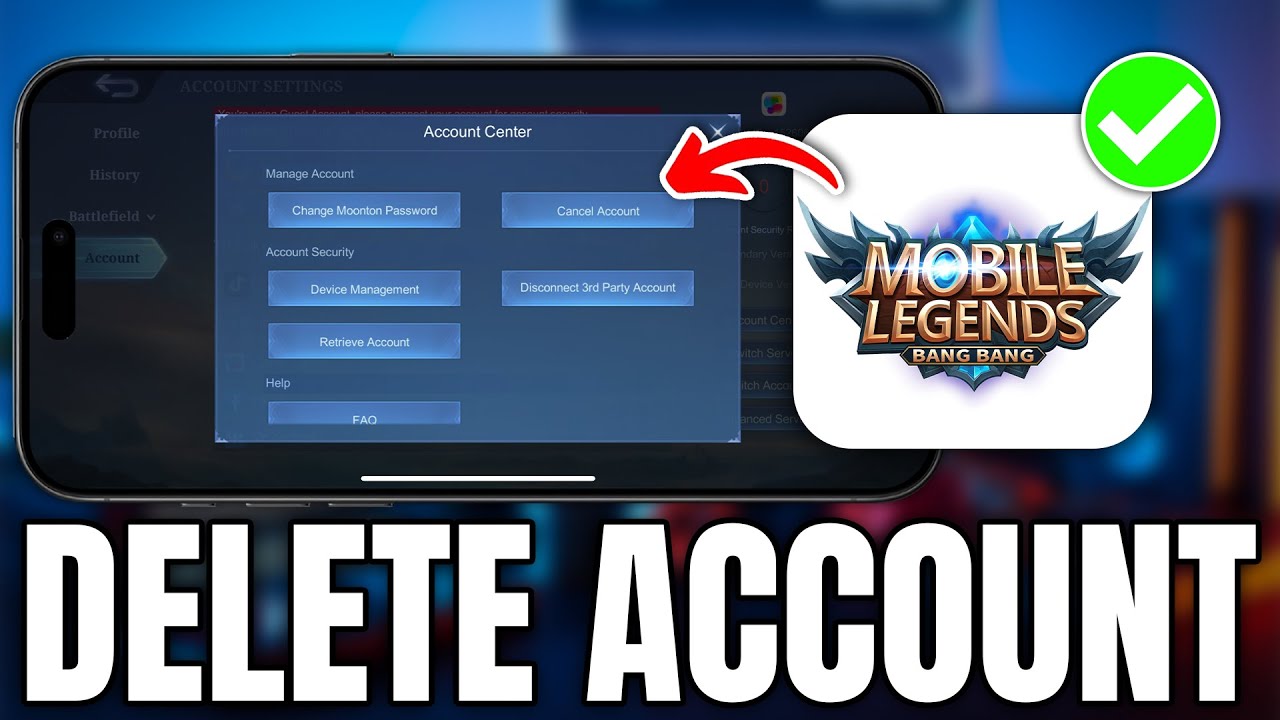 How to Delete Mobile Legends Account Permanently (2025) | iPhone ...