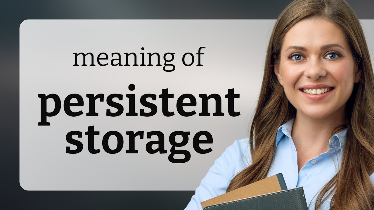 Understanding Persistent Storage: A Key Concept in Technology - YouTube