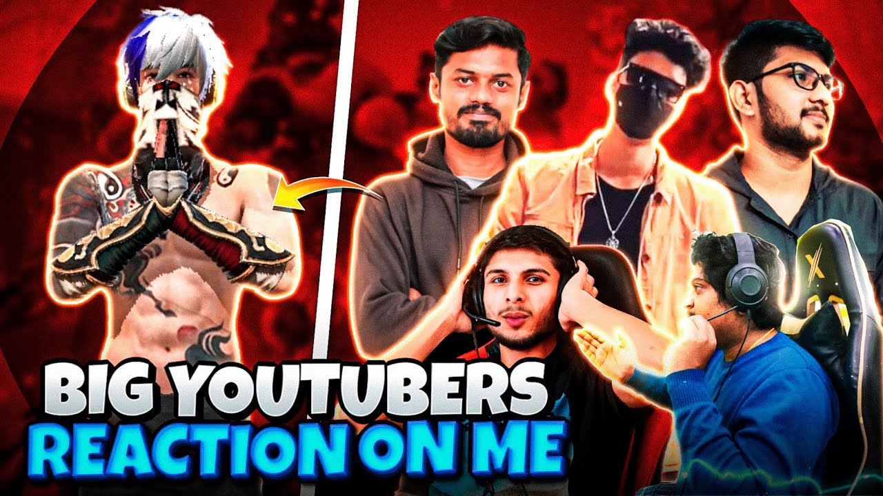 Big Youtubers Reaction On Me🤯para SAMSUNG,A3,A5,A6,A7,J2,J5,J7,S5,S6,S7 ...