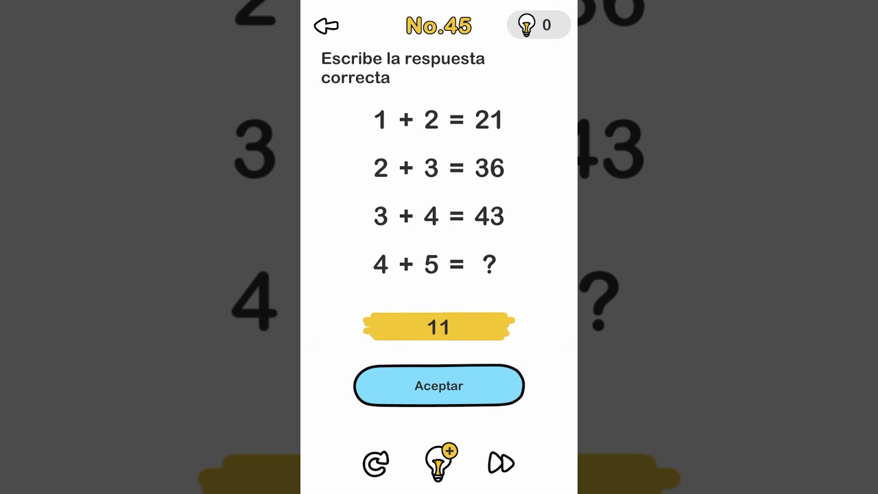 Brain Out| Nivel 45| Escribe la respuesta correcta|RESUELTO|Android ...