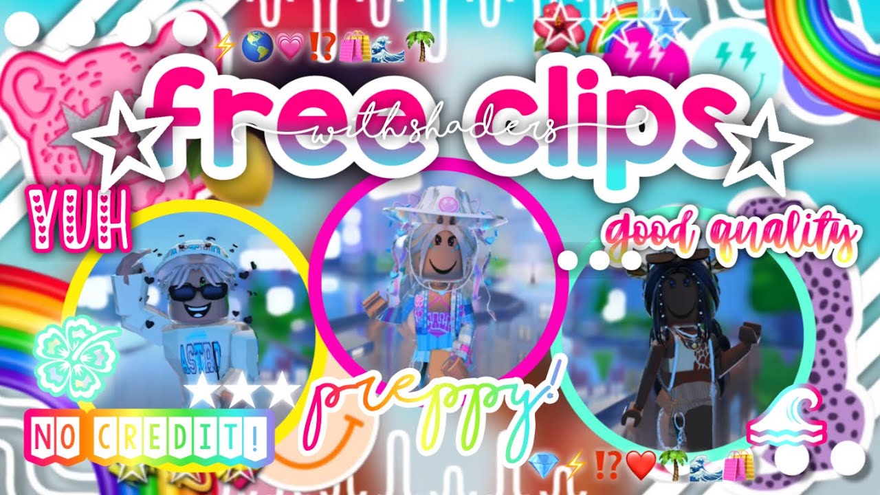 10+ free good quality preppy clips! *NO CREDIT + SHADERS!* - YouTube
