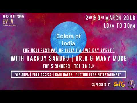 Holi ( Colors of India ) with Harrdy Sandhu in Bangalore